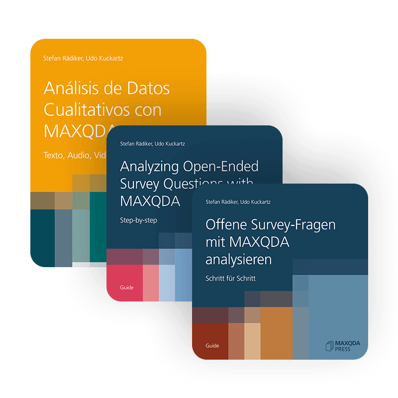 MAXQDA Press | Books & Guides about qualitative research - MAXQDA Press